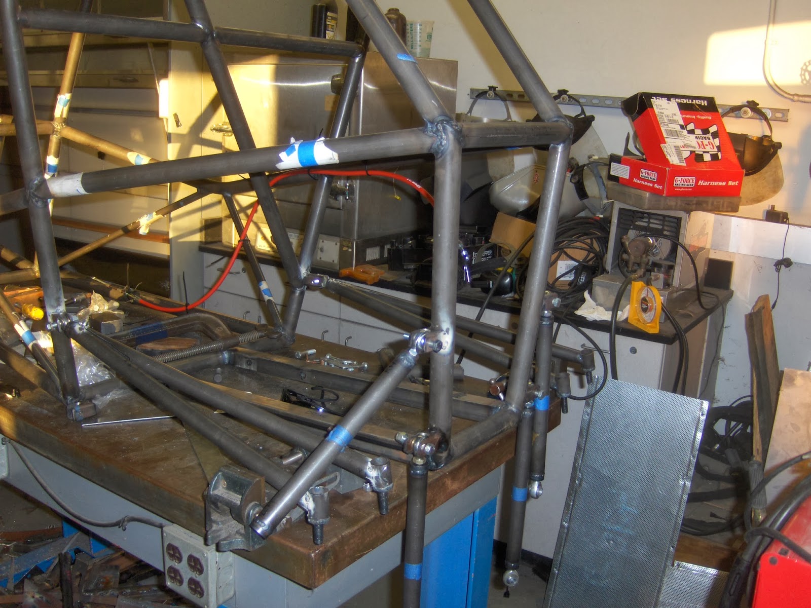 CSULA Baja SAE: Rear suspension assembled