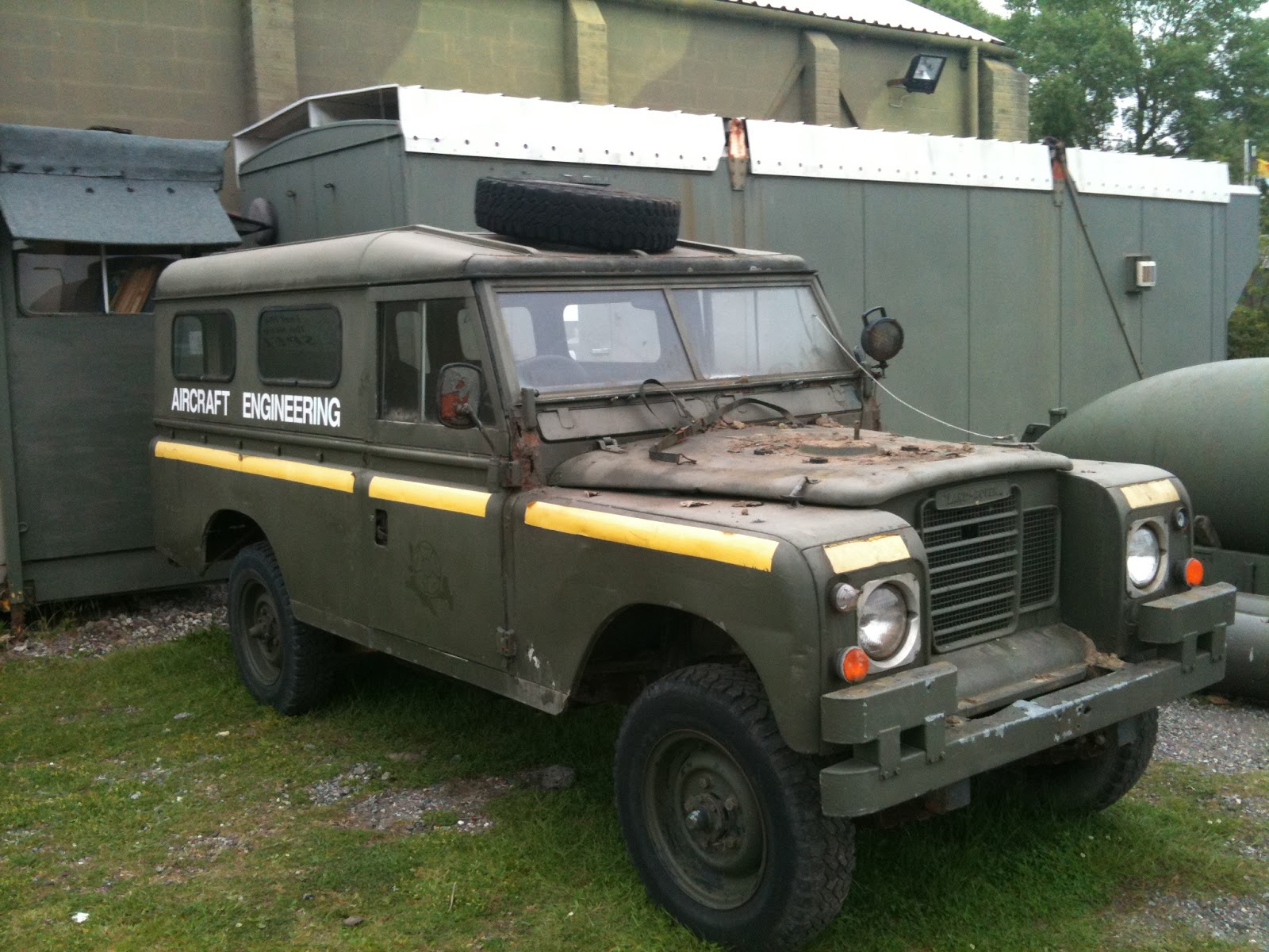 RAF Series 3 EOD Land Rover