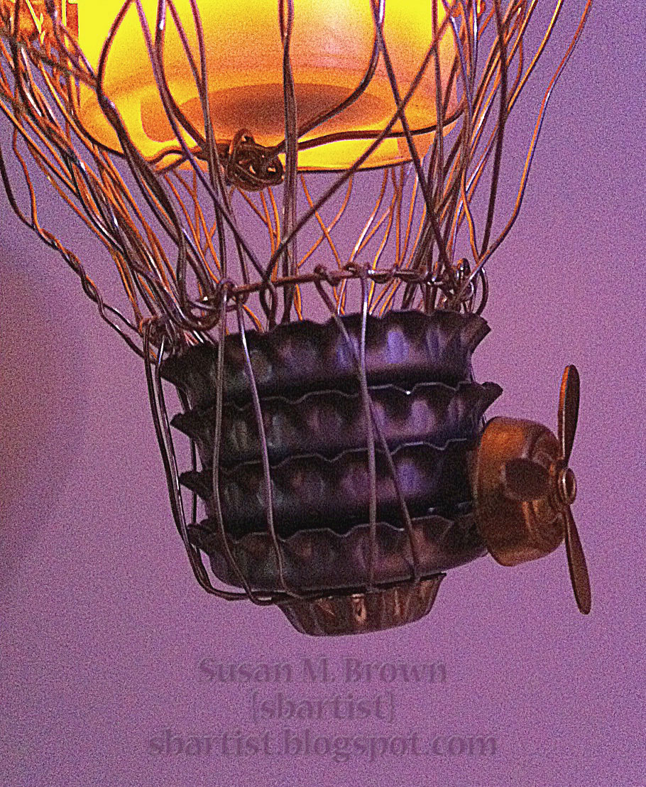 Sakura Hobby Crafts: Steampunk Airship Balloon takes you Up, Up and ...