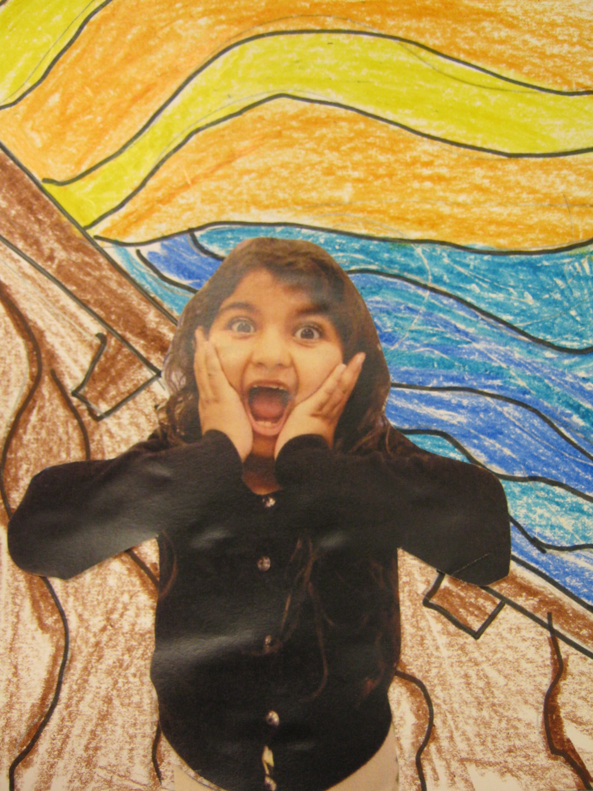 Tales from the Traveling Art Teacher!: Little Screamers in 1st Grade