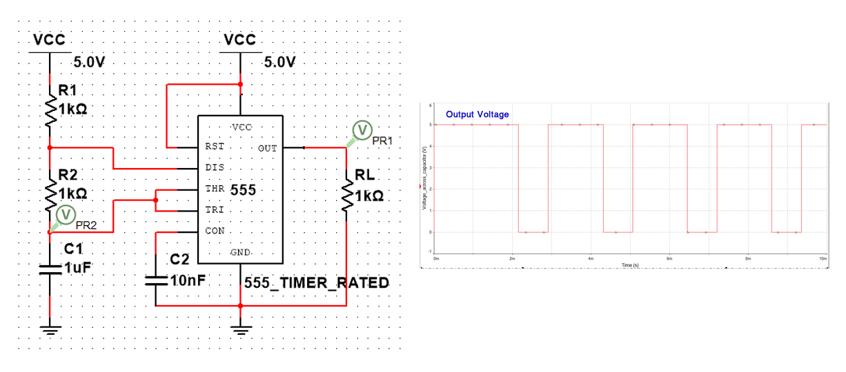 ElectroTuts: 555 Timer IC | Astable Mode