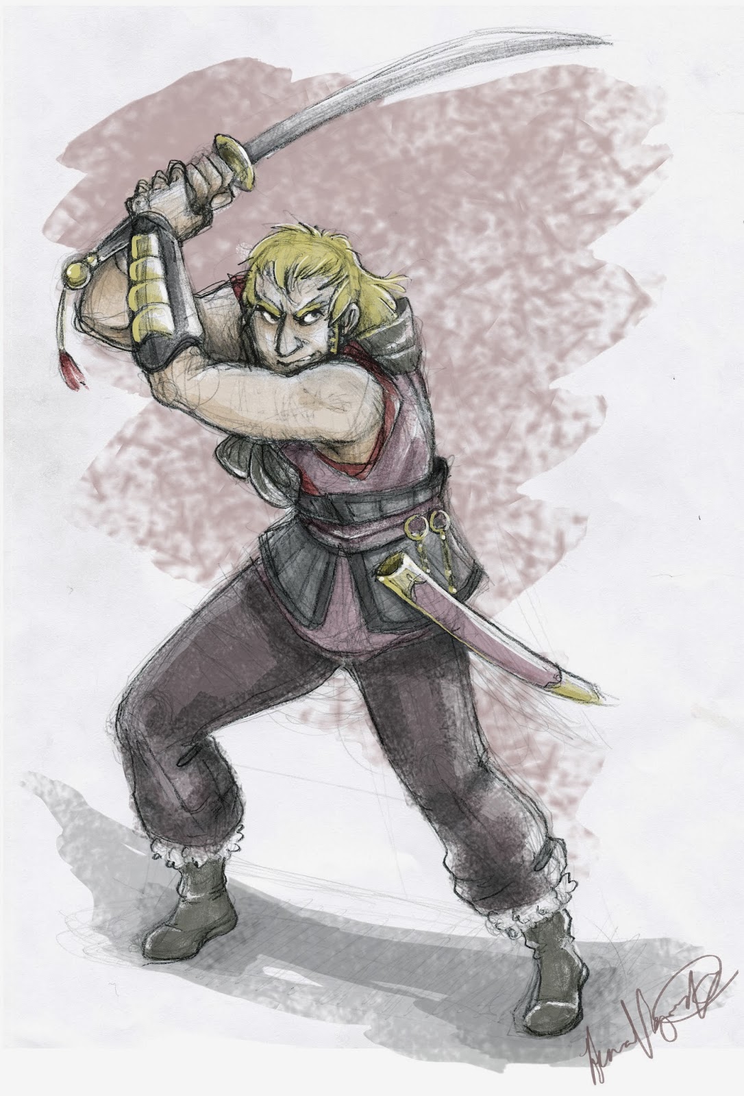 The Art of Anna Vigorito: Luo-Lang from Sword of the Stranger