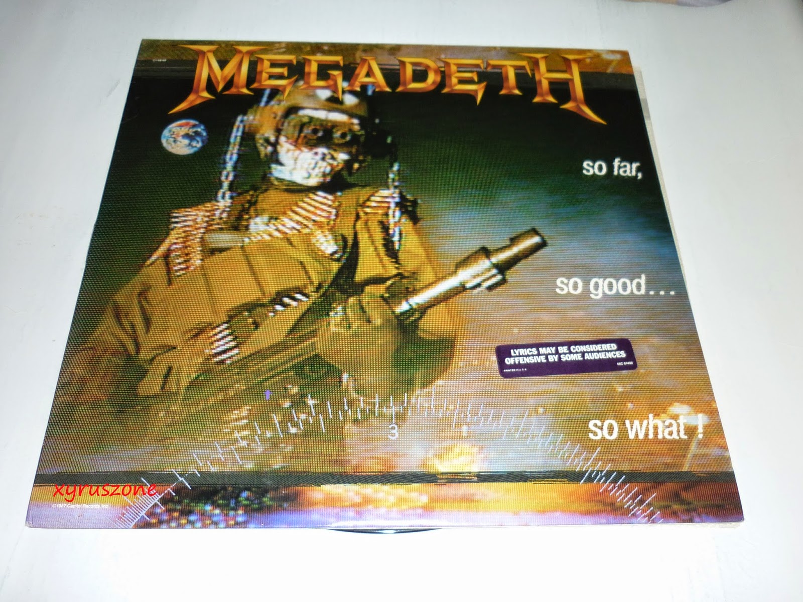 Xyrus Zone: Megadeth - So Far,So Good...So What! LP (1988)