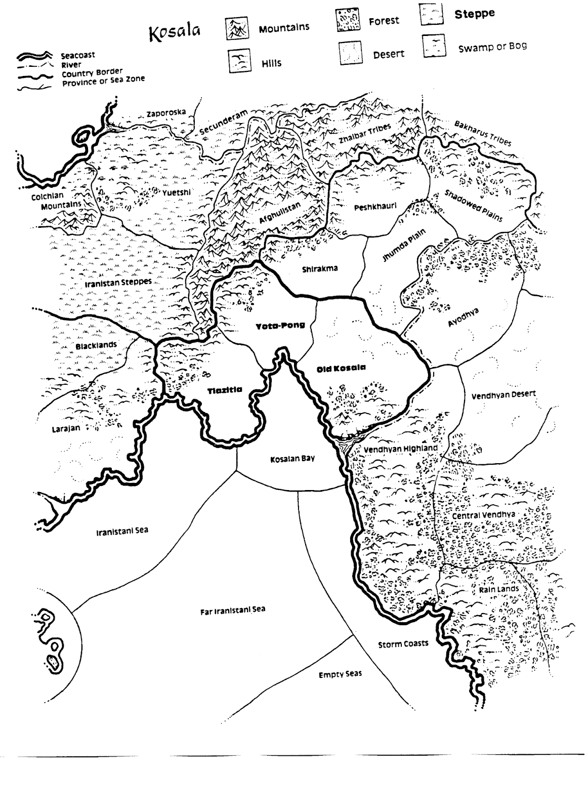 Kosala | Era Hiboriana - Fox Press™