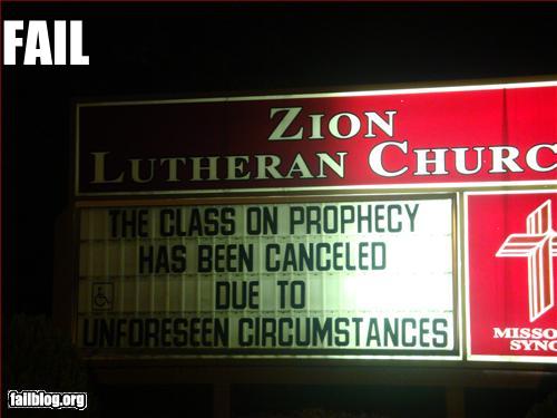 The Pwn Zone: Church Sign Fails