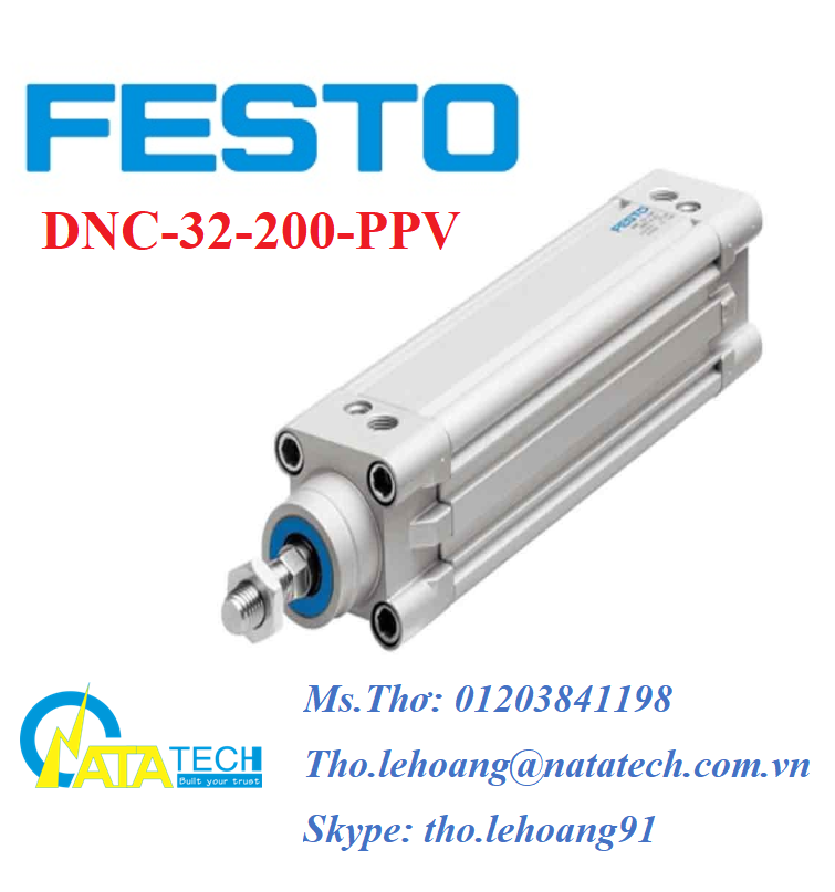 Xi lanh tiêu chuẩn DNC-32-200-PPV - 163326