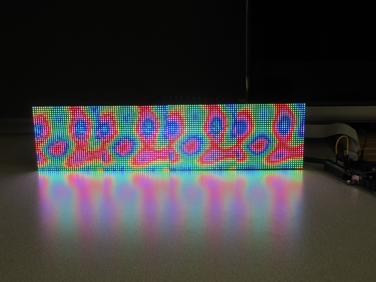 My Commentary and Technical help: P3 64x32 HUB75E LED matrix panels ...