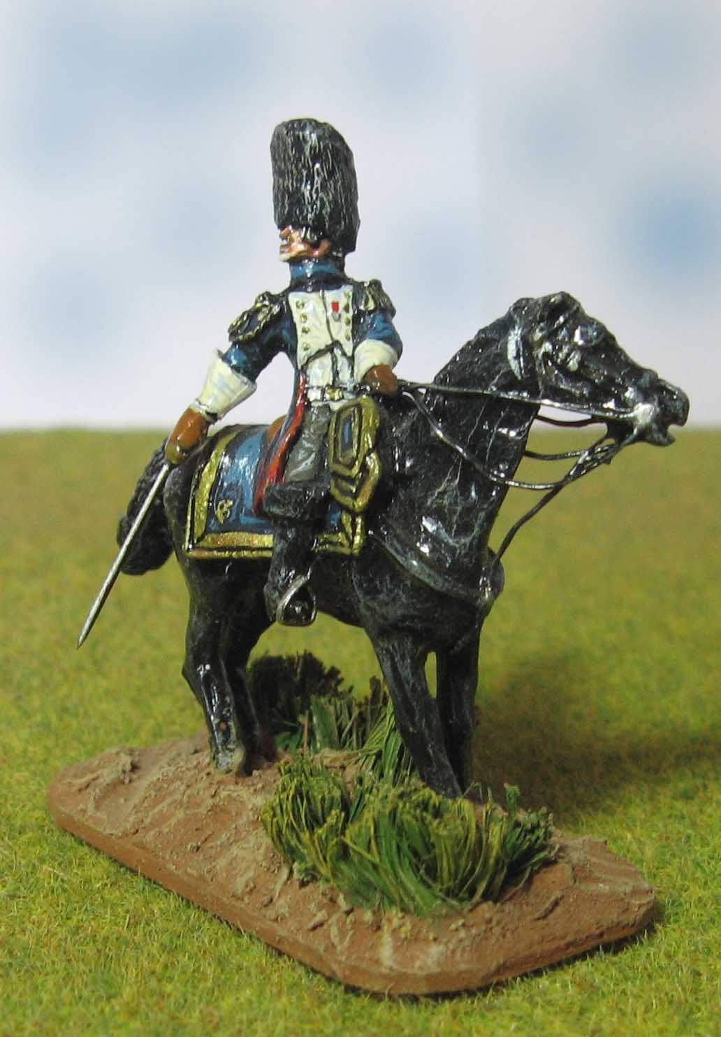 One man and his brushes.: "Heads up, gentlemen, these are bullets, not ...