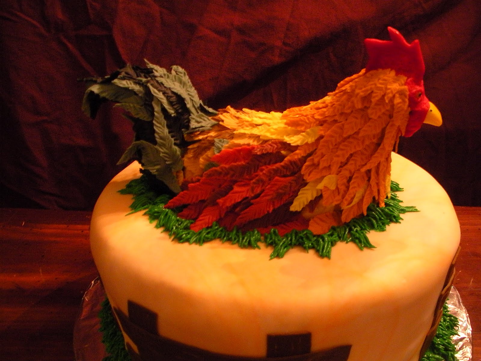 Beachy Cakes: Rooster Cake