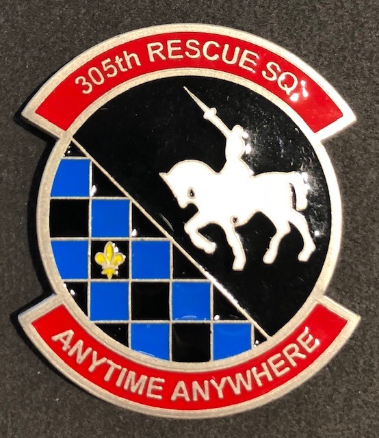 THE USAF RESCUE COLLECTION: USAF 305th RQS / 71st SOS Challenge Coin
