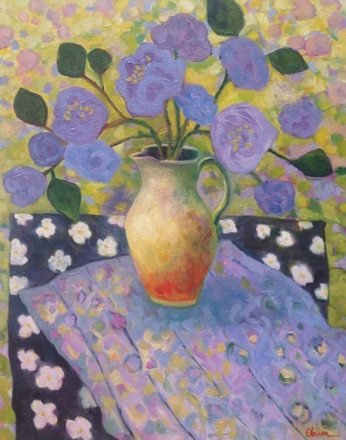 Daily Painters Abstract Gallery: Expressionist Still Life Flower Art ...