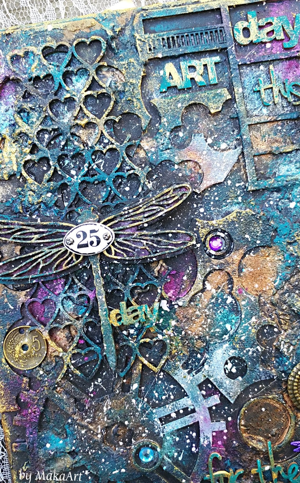 My journey through the mixed media world...: Recycled Mixed Media Box ...