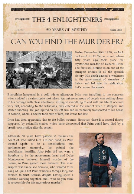 The Historical Newspaper Project: The 4 Enlighteners Unit 3