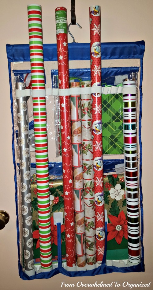 Organizing Gift Wrap {Wrappy Review & Giveaway!} | From Overwhelmed to ...