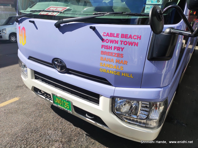 Exploring Nassau Bahamas using bus/public transport - eNidhi India ...