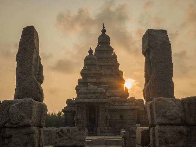 Shore Temple at Mahabalipuram - stunning poetry in stone