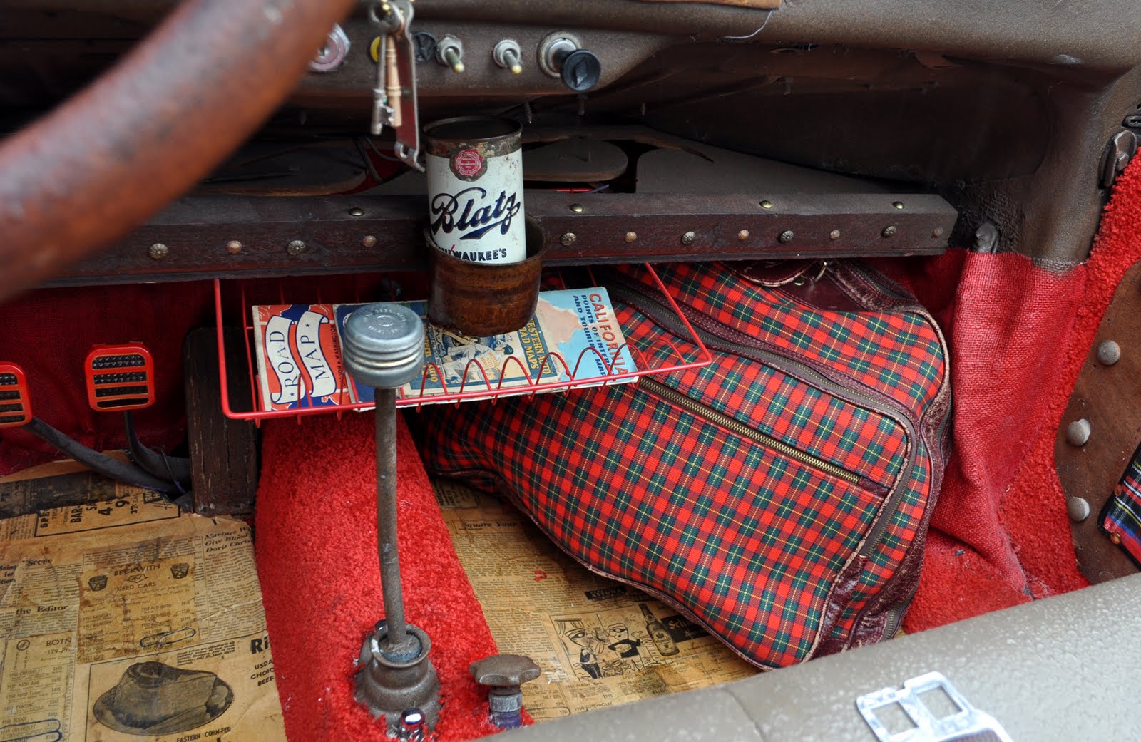 Just A Car Guy: Dennis has made a very unusual 1964 Volksrod - rat rod