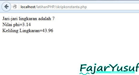 Konstanta dari File lain