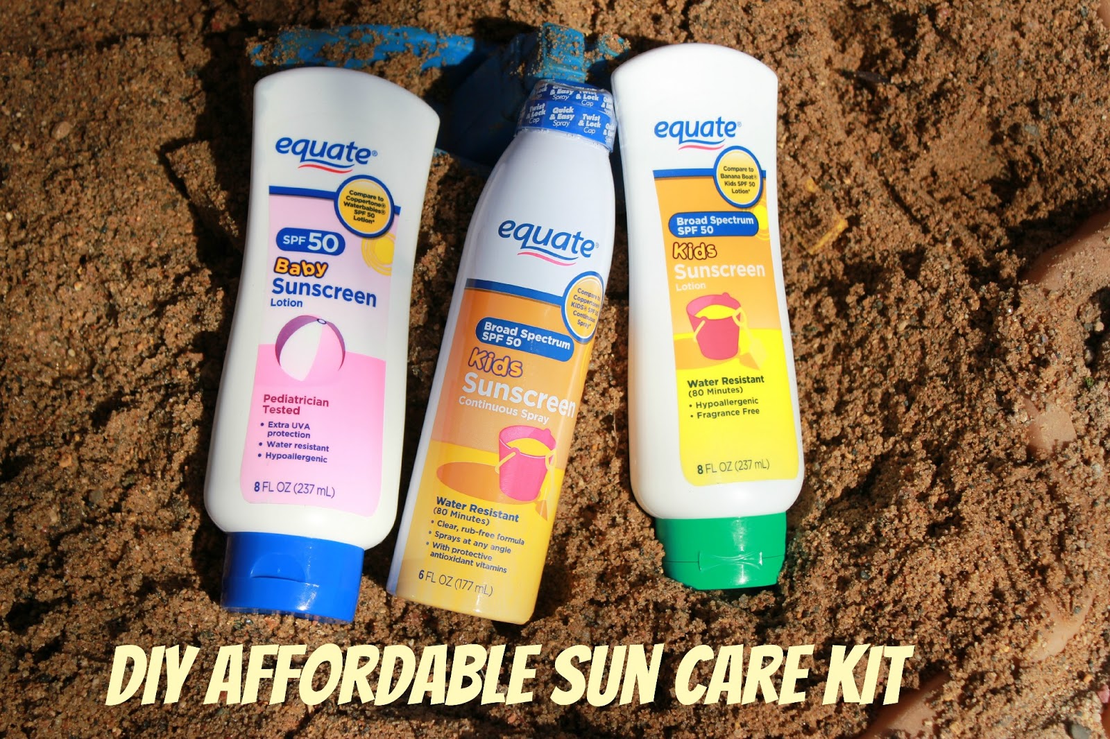Protect Your Kids from the Sun! Assemble an Affordable Sun Care Kit!
