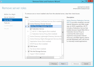 Living and breathing the world of Microsoft: Removing Roles and ...
