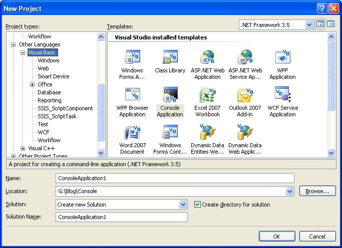 Set Programme path and Name then click Ok.
