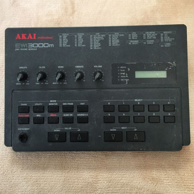 MATRIXSYNTH: AKAI EWI3000m Analog Synthesizer Sound Module