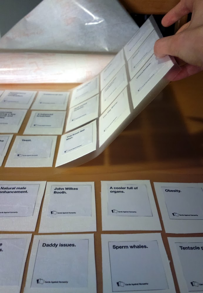 Sew Scoundrel: DIY: Cards Against Humanity