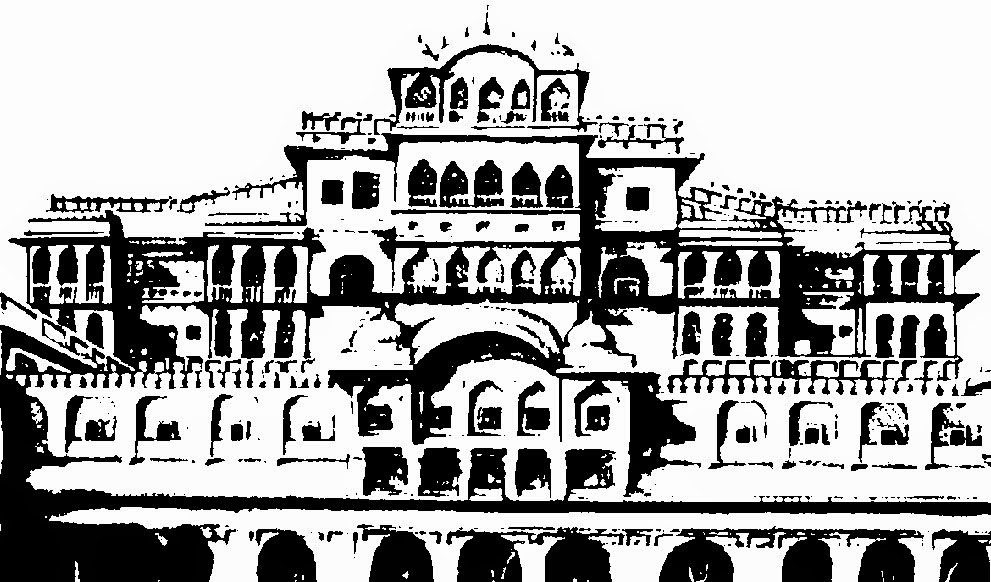 CLIP ARTS AND IMAGES OF INDIA: Monuments of India Line Drawings