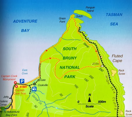 Walking 'n Talking in Tassie: Fluted Cape, Bruny Island, October 2013