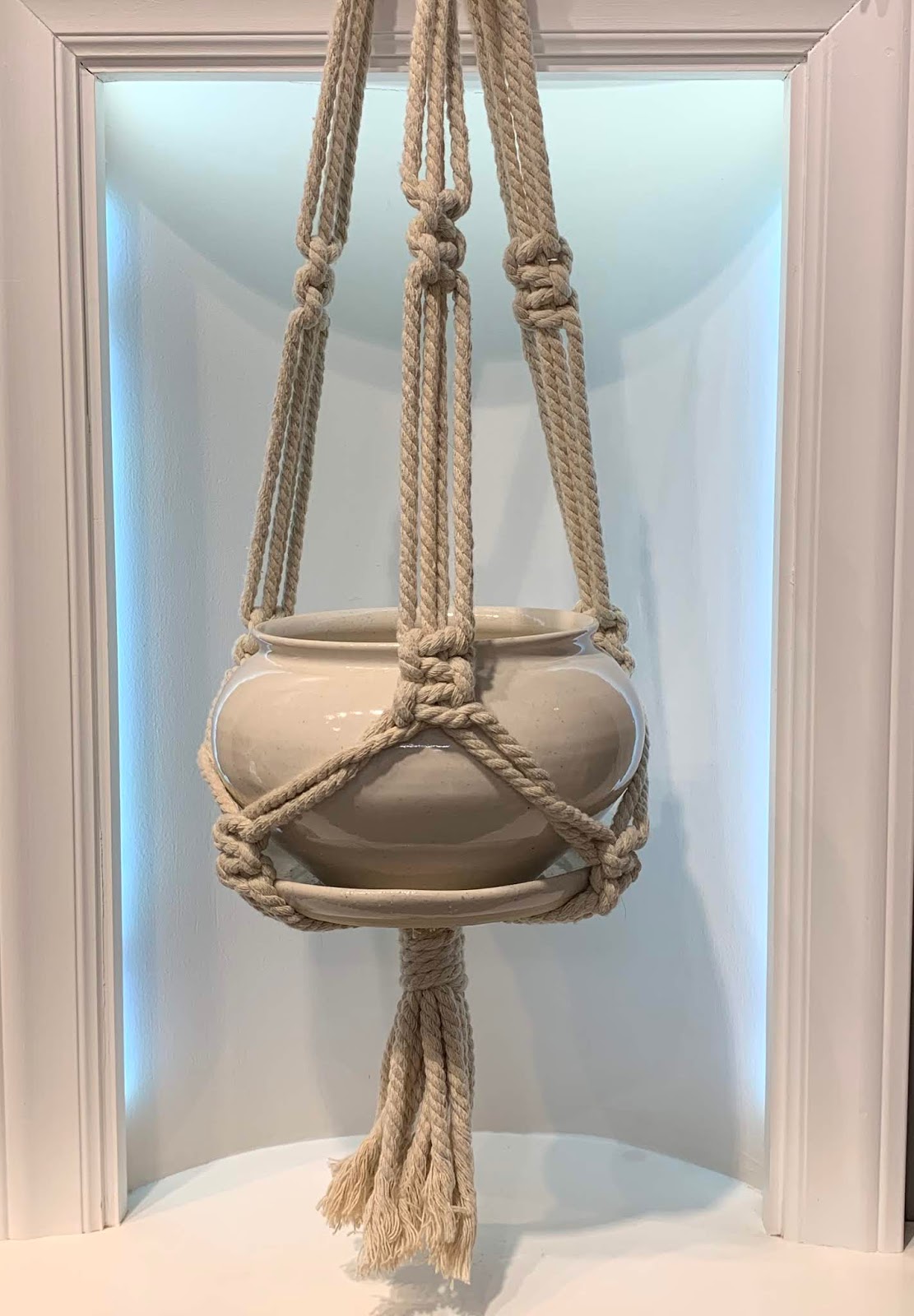 Macrame for Pottery at The Village Potters