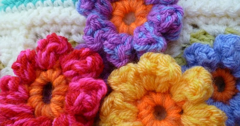 Susan Pinner: Pattern for the Little chunky Bobble Flowers