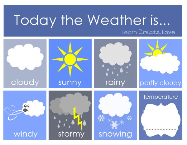 English Corner Los Olivos: Learning about the weather (Level 1)