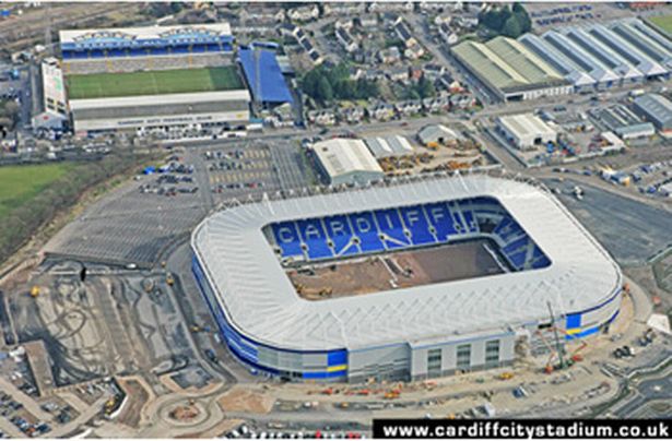 The Rainham End.: Ninian Park - Cardiff City