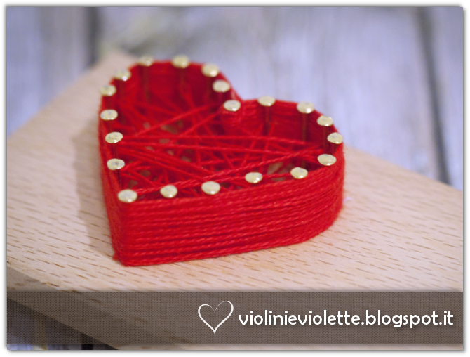Violini e Violette: String art