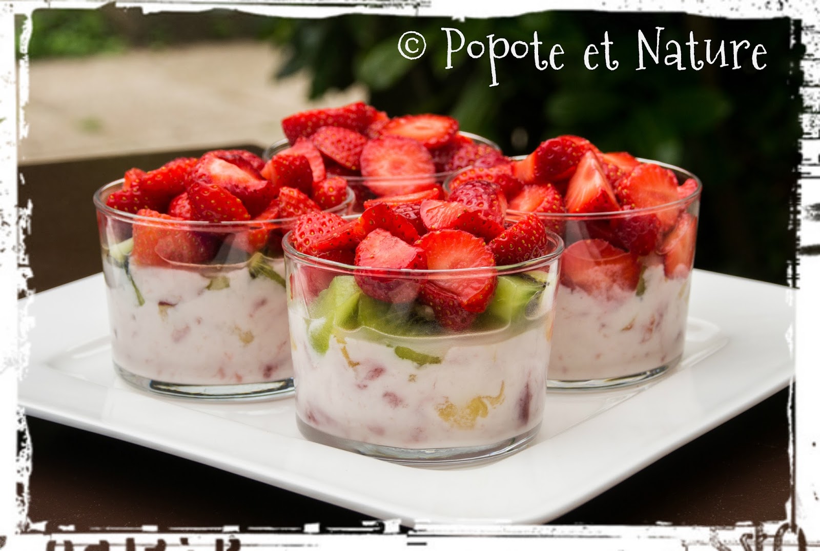 Popote et Nature: Encore un trip à la fraise ! Verrines tutti frutti