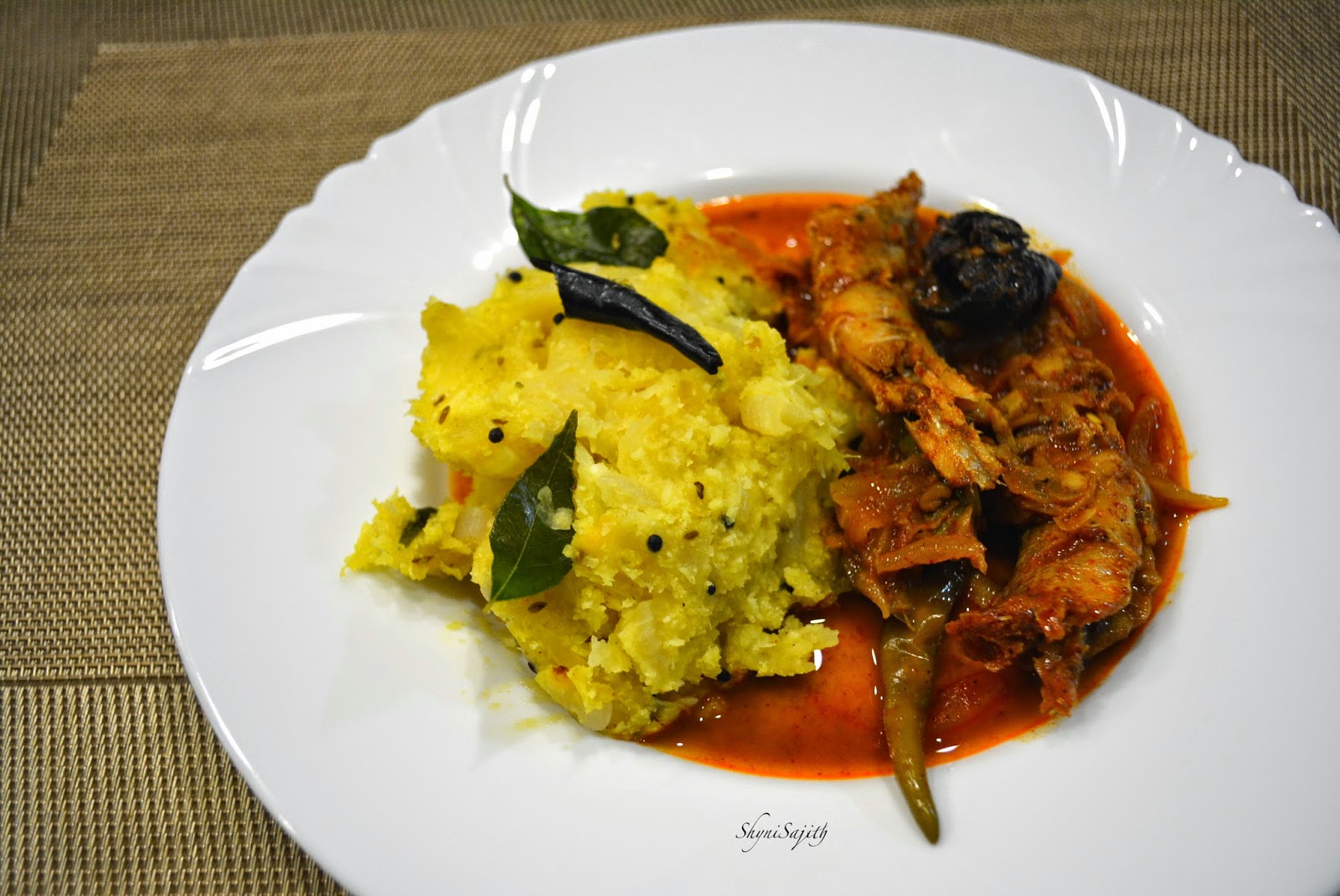 My Cooking Experiments.........: Kappa Meen Pulimulaku (Tapioca with ...