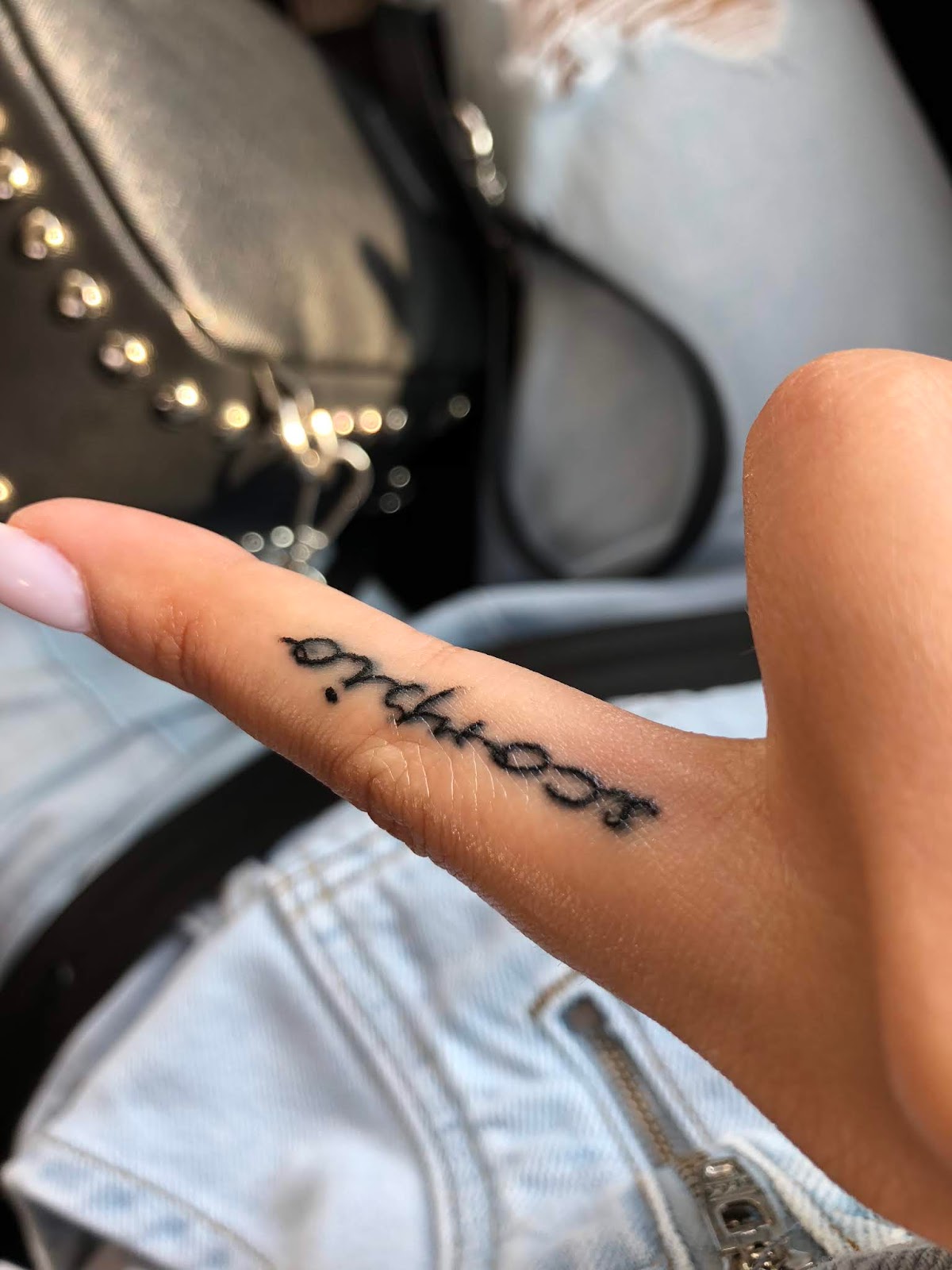 getting my tattoo redone | Touché