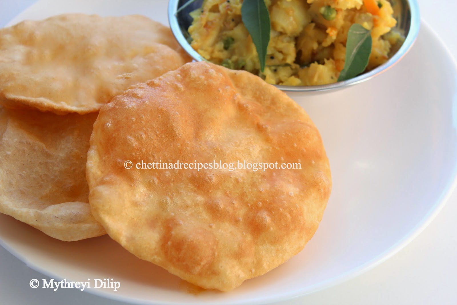 Poori Recipe / Gothumai Poori - Chettinad Recipes