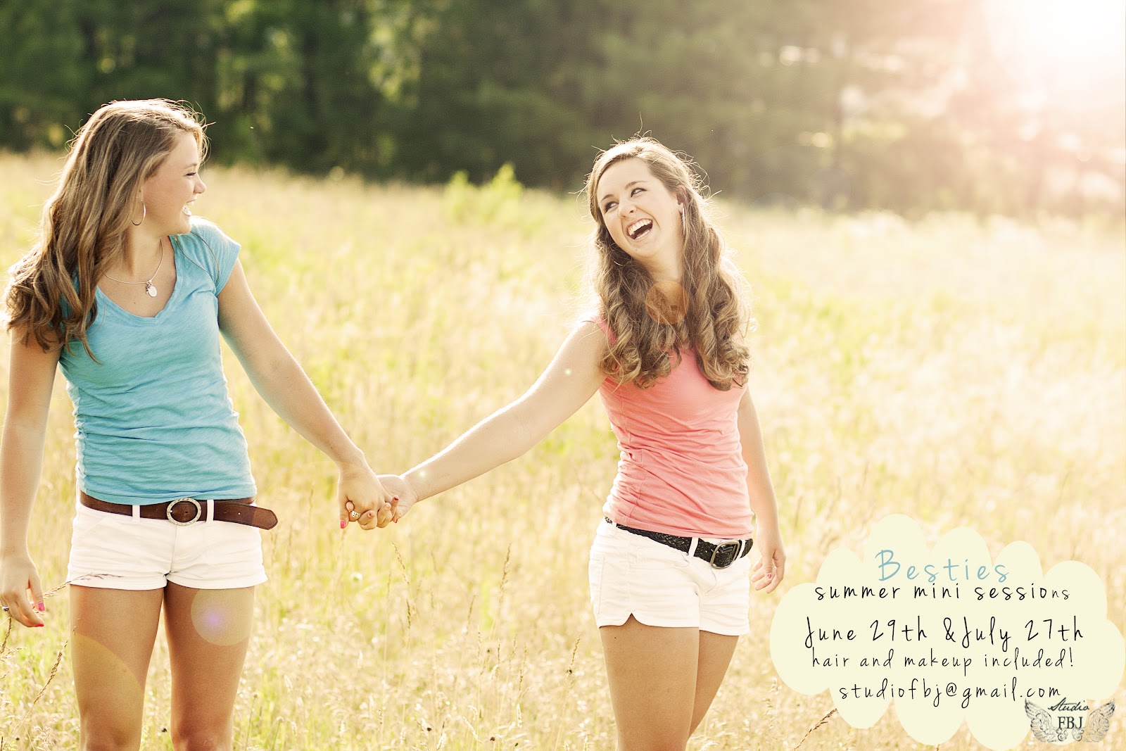 Studio FBJ: Besties...Summer MINI Sessions! June 29th and July 27th only!