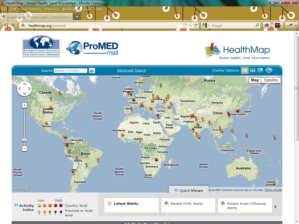 Wildlife Disease News Digest: In the Spotlight: ProMED-mail Website ...