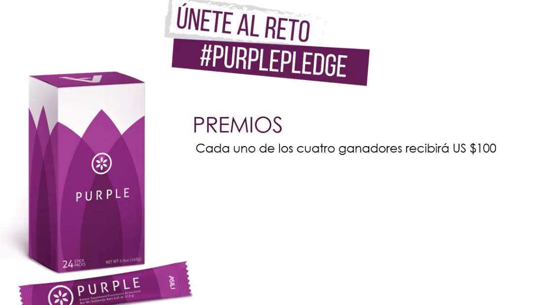 RETO 12 DIAS PURPLE PLEDGE