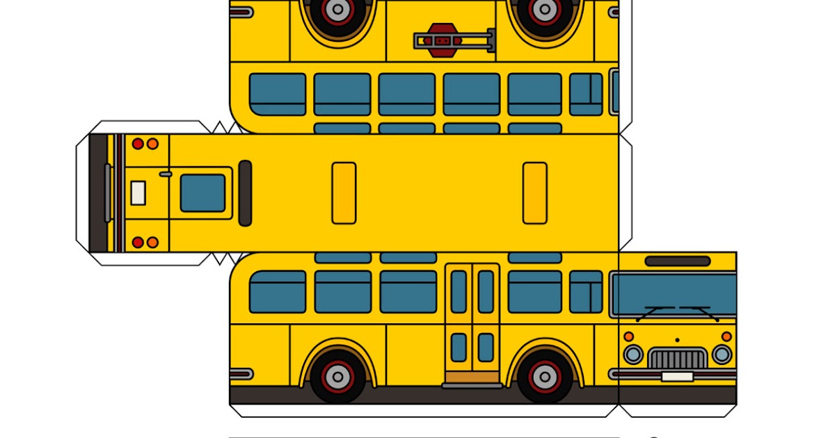 SP. Papel Modelismo: Paper Bus 05