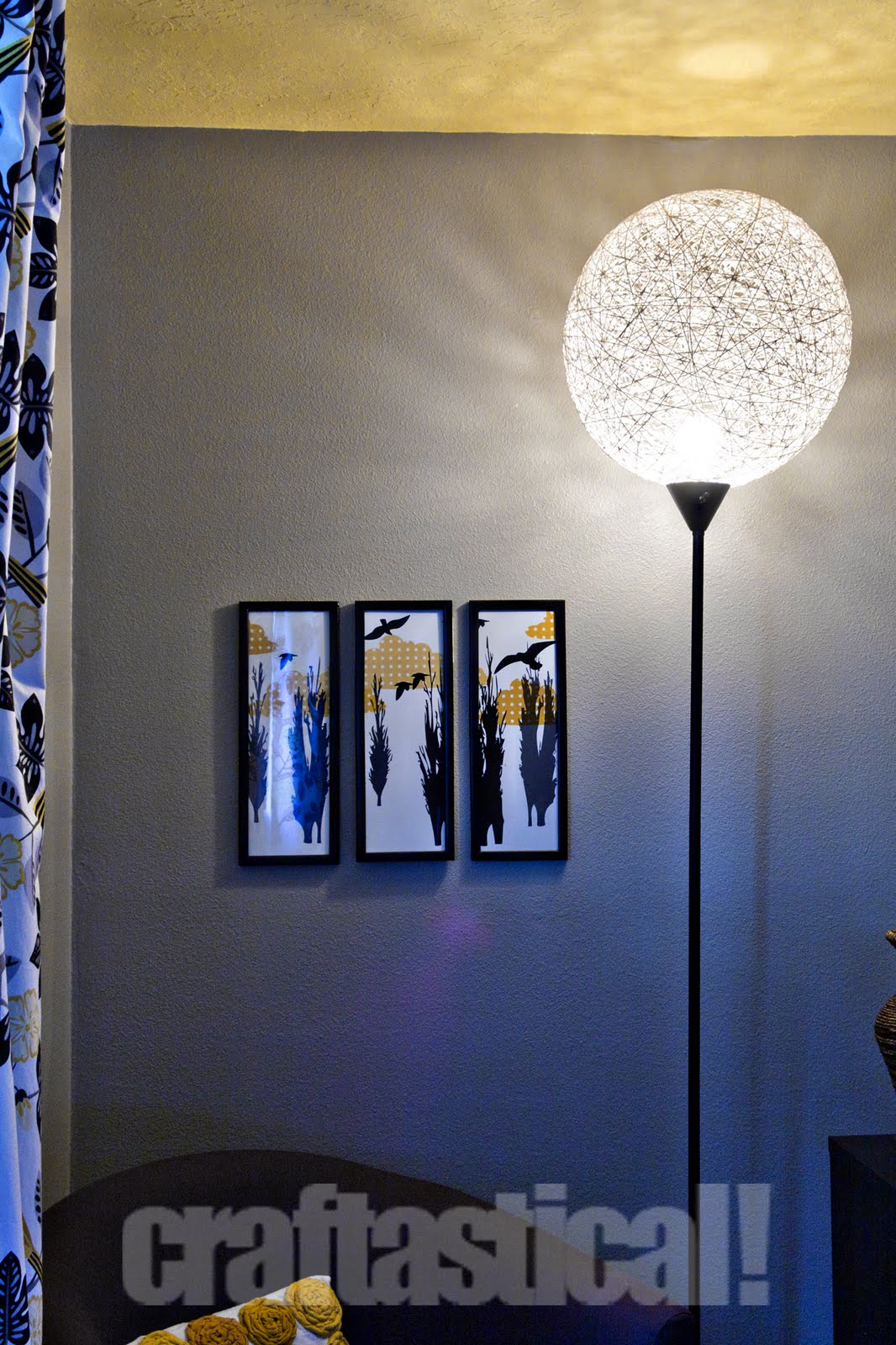 Craftastical!: The Pinterest Challenge--A Floor Lamp Make-Over