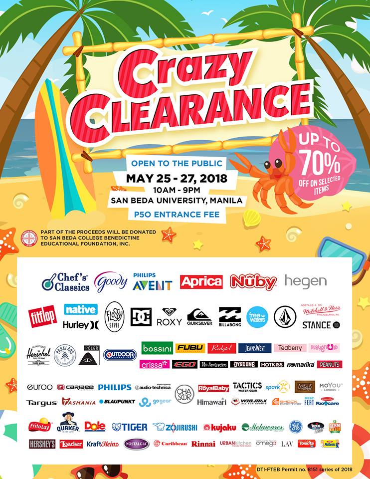 Manila Shopper: Crazy Clearance Summer SALE: May 2018