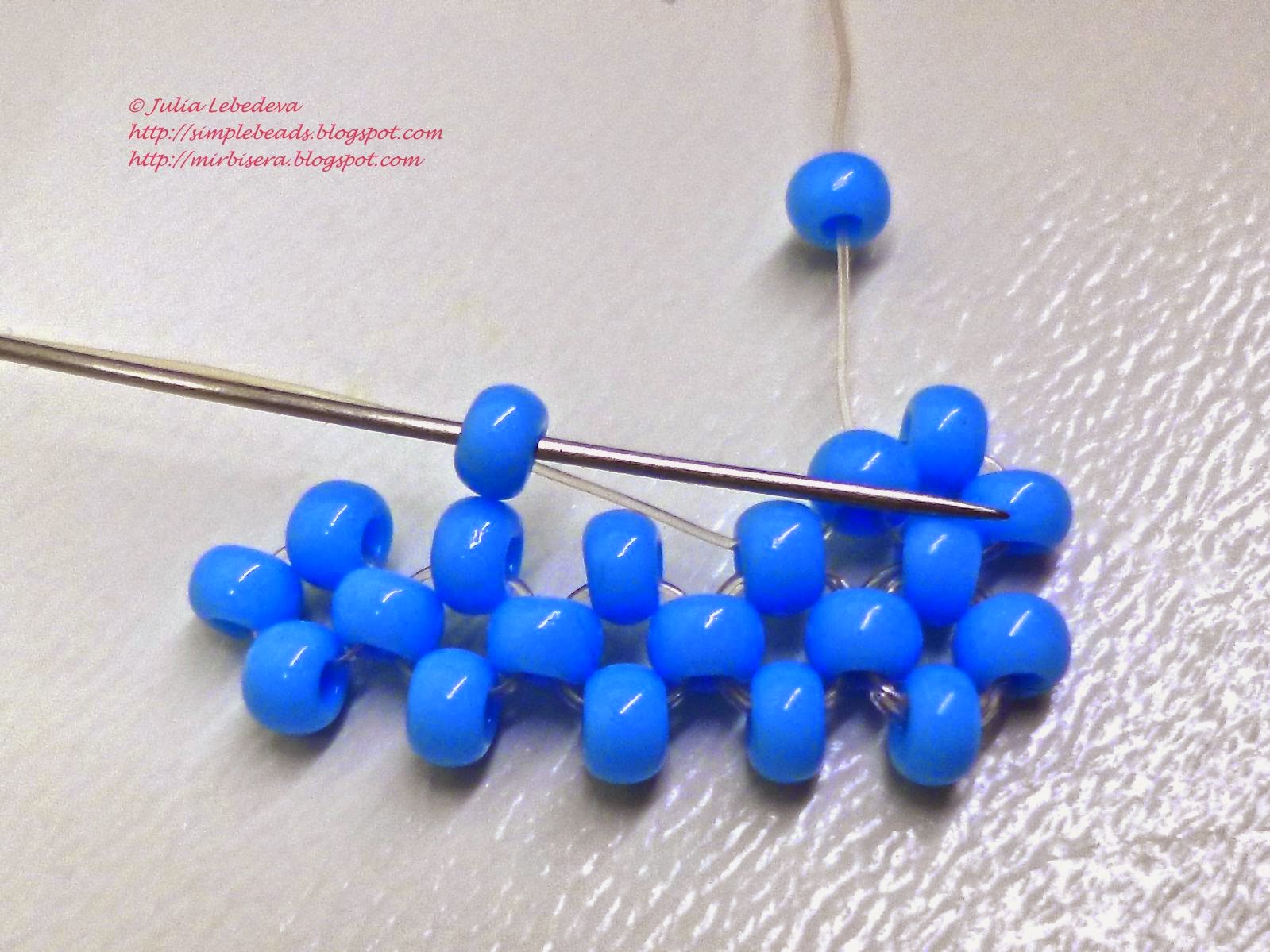 Beading for the very beginners: Basics of Right Angle Weave. Part 1 ...