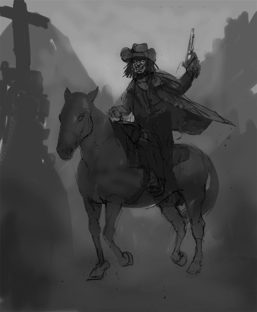 Let's Storyboard: Phantom Cowboy WIP + Step by Step