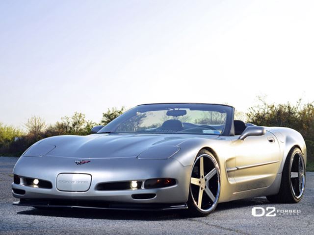 Широкий бодикит для Корвет C5 Vette с дисками D2Forged