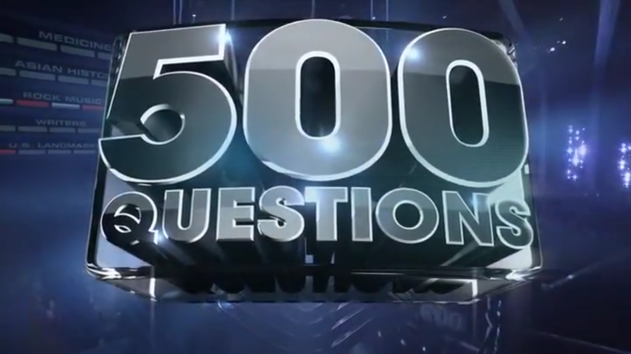 The Blog Is Right: Game Show Reviews and More!: "500 Questions" Review
