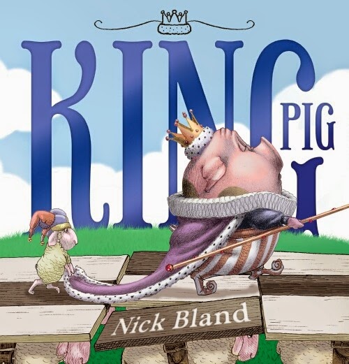 Momo celebrating time to read: King Pig by Nick Bland