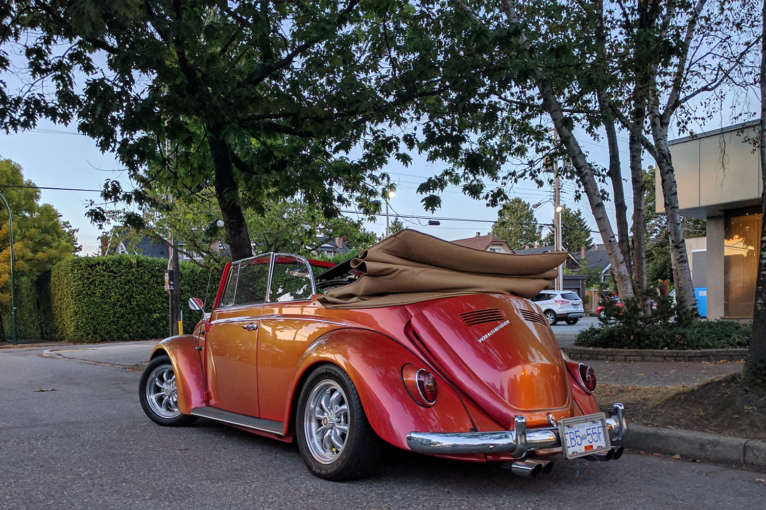 Old Parked Cars Vancouver: 1963 Volkswagen Beetle Convertible